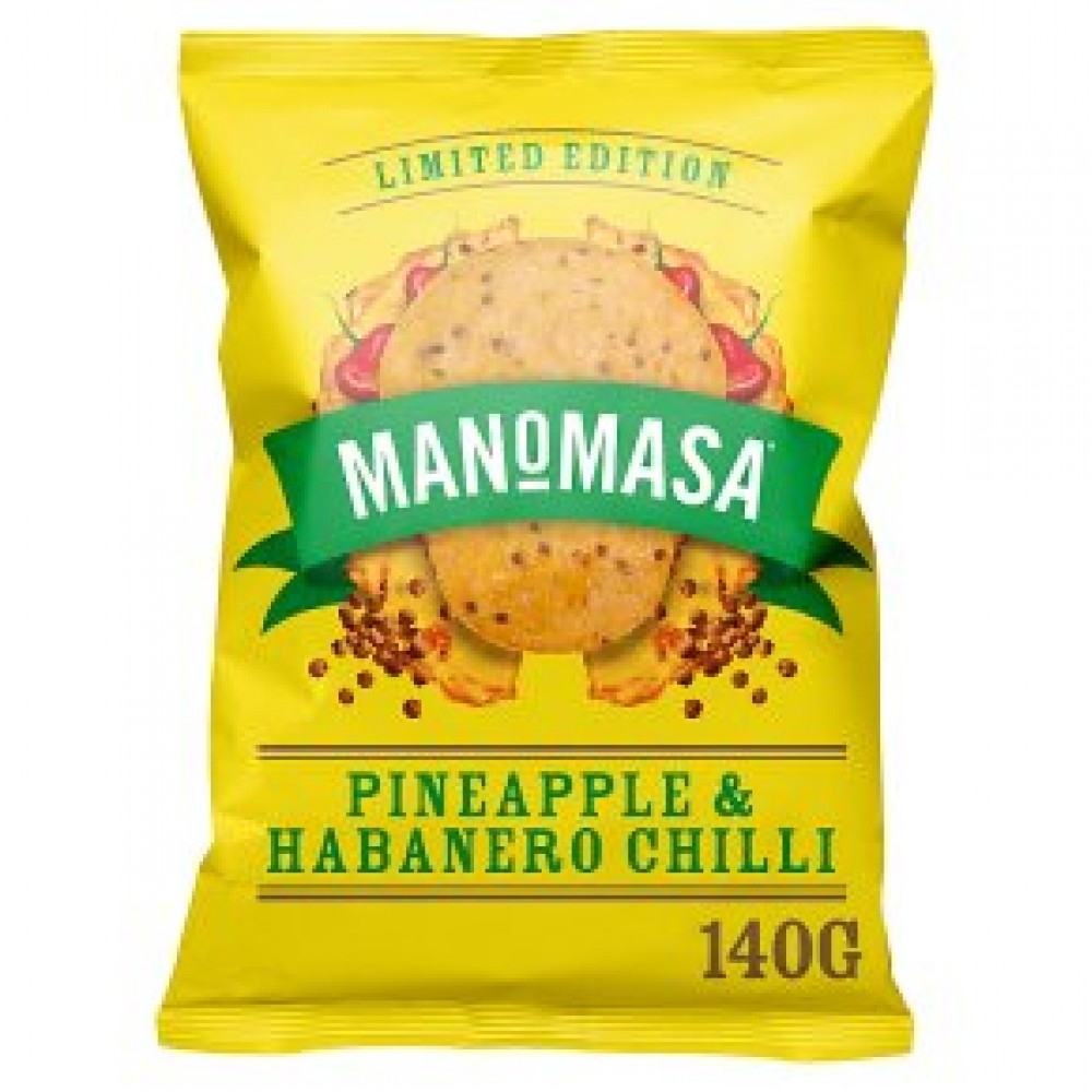 Manomasa - Pineapple & Habanero Chilli 12 x 140g