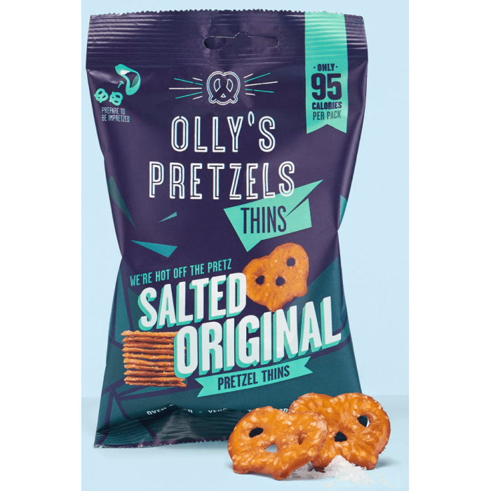 Ollys Pretzel - Salted Original Thins - 7 x 140g