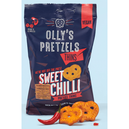 Ollys Pretzel - Sweets Chilli Thins - 7 x 140g