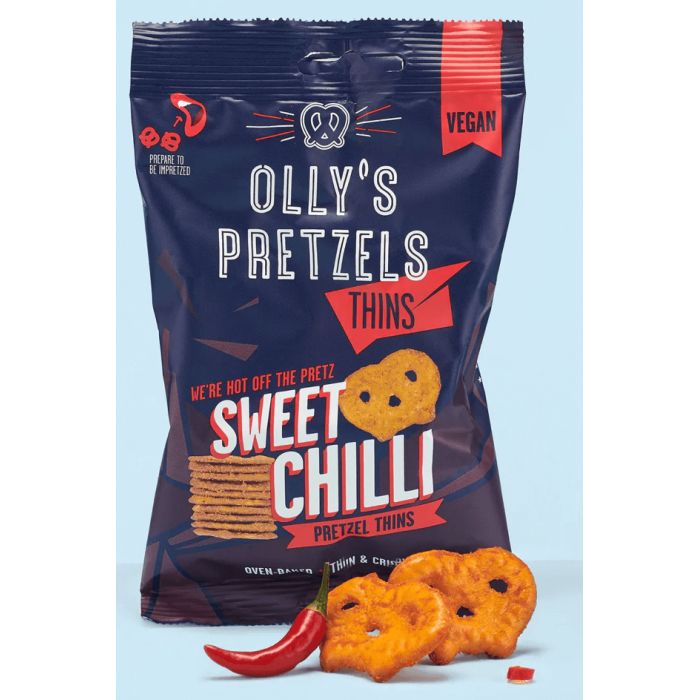 Ollys Pretzel - Sweets Chilli Thins - 7 x 140g