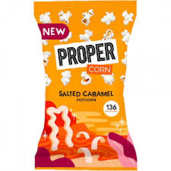 Propercorn Salted Caramel Popcorn 24 x 28g