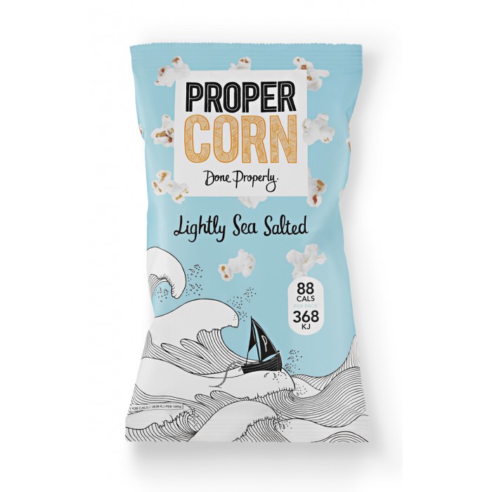 Propercorn Lightly Sea Salted Popcorn 24 x 20g