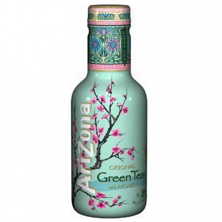 Arizona Green Tea with Honey 6 x 500ml