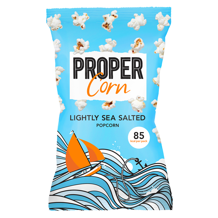 Propercorn Lightly Sea Salted Popcorn 24 x 20g
