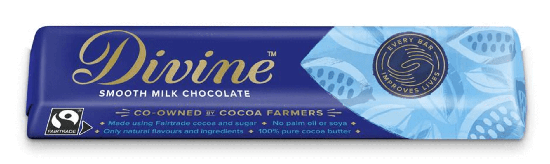 Divine Chocolate - Milk Chocolate 30 x 35g