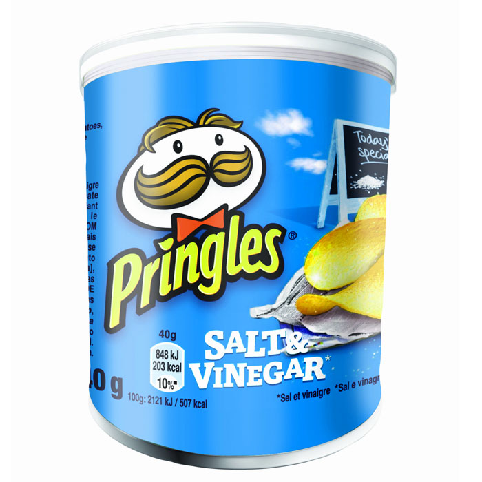 Pringles - Salt & Vinegar 12 x 40g